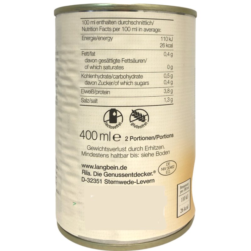 Jürgen Langbein Oxtail Clair Klare Rinder-Consomme 3er Pack (3x400ml