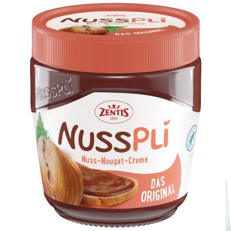 Nusspli Nuss-Nougat-Creme (400g Glas)
