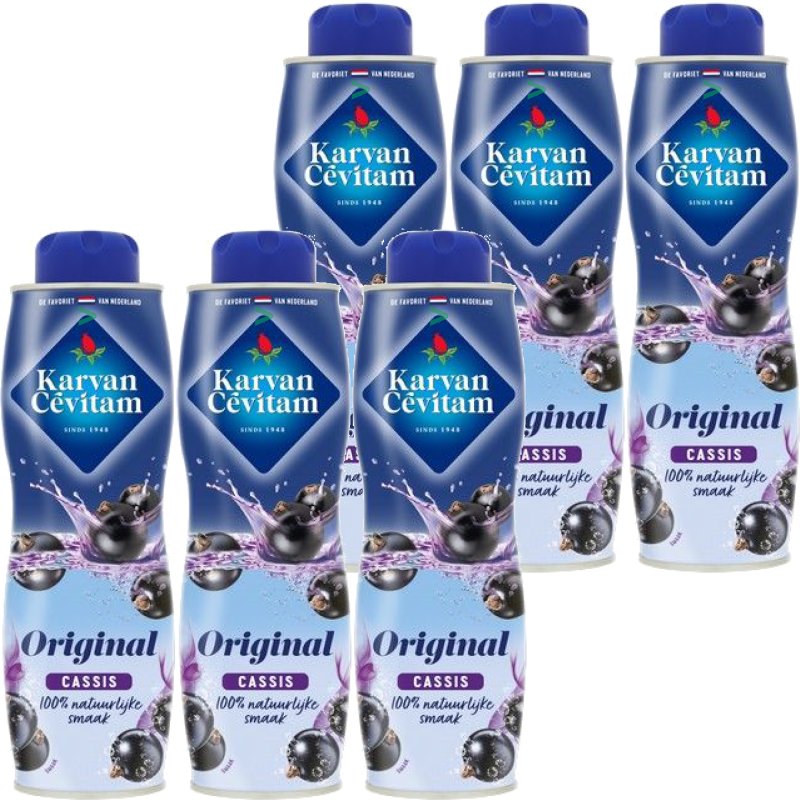 Karvan Cevitam Original Cassis 6x600ml Flaschen (Getränke-Sirup Cassi