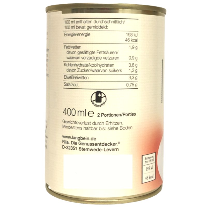 Jürgen Langbein Chinesische Hühnersuppe 6er Pack (6x400ml Dose) + usy