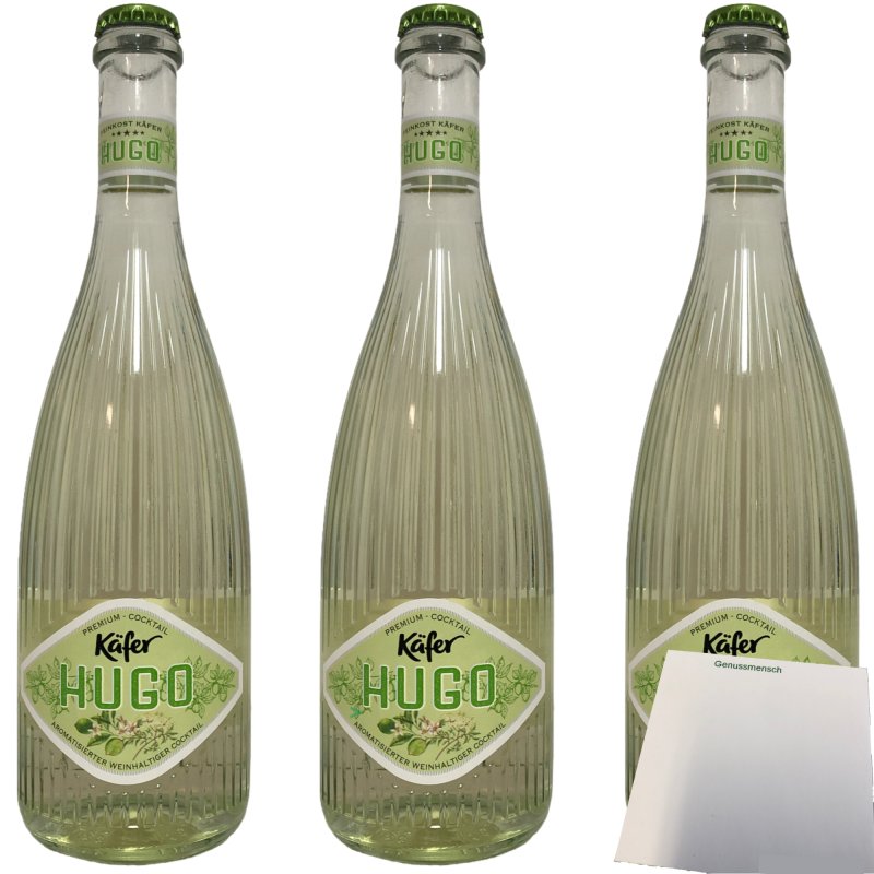 Käfer Hugo Holunderblüte & Limette Weinhaltiger Cocktail 6,9%vol. 3er