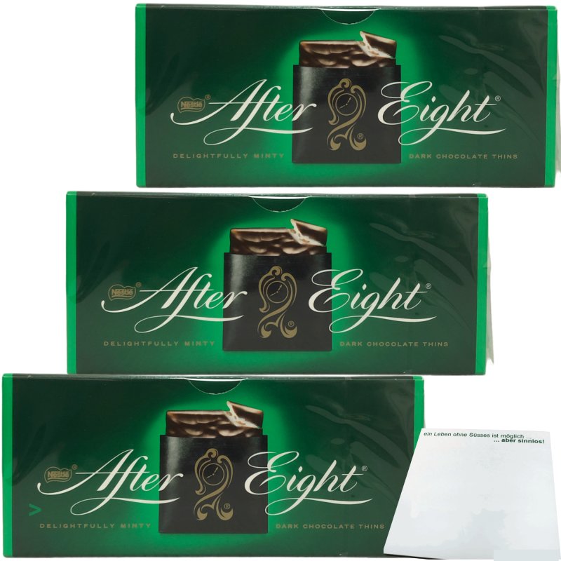 Nestle After Eight classic Minze Täfelchen 3er Pack (3x200g) + usy Bl