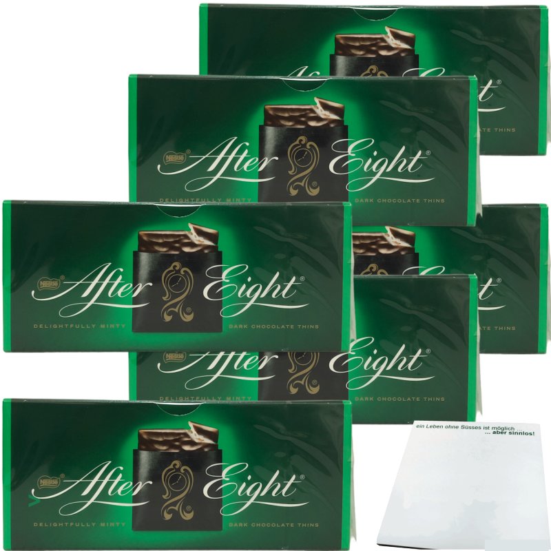 Nestle After Eight classic Minze Täfelchen 6er Pack (6x200g) + usy Bl