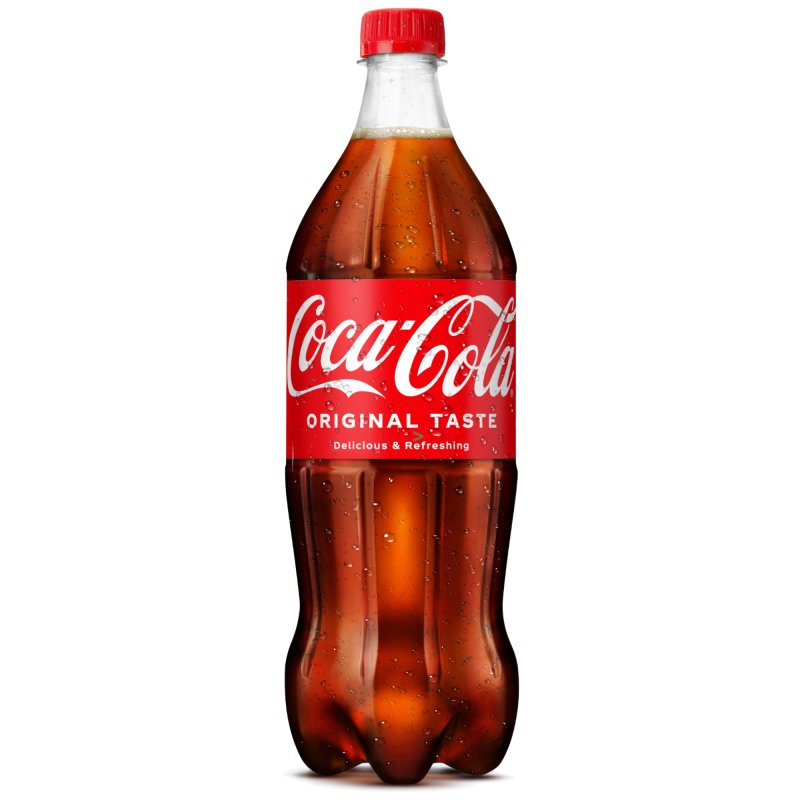 Cola-Cola Original Getränk 3er Pack (3x1 Liter PET Flasche) inkl. Ein