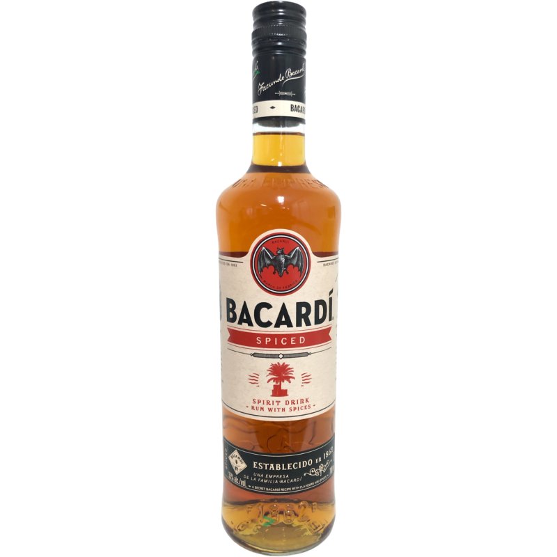 Bacardi Spiced Rum 700ml Flasche 35%vol. + 2x1 Liter Coca Cola PET Fl