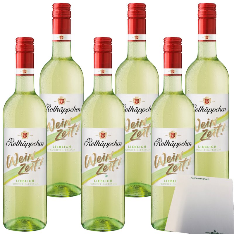 Rotkäppchen Weinzeit Weiß lieblich Weißwein 10% vol. 6er Pack (6x750m