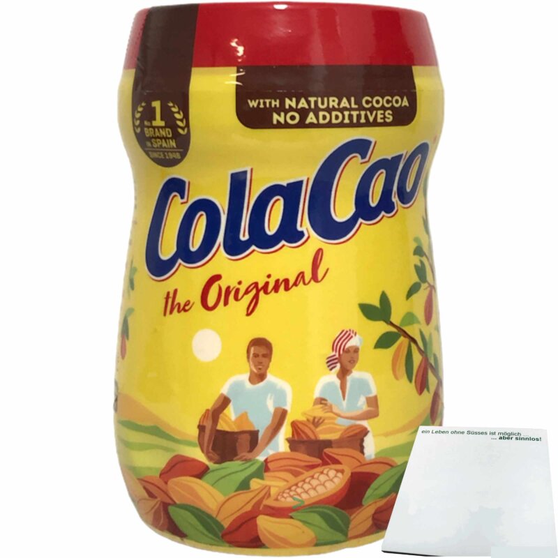 Nutrexpa Kakaopulver Cola Cao Original 1er Pack (1x390g Dose) + usy B