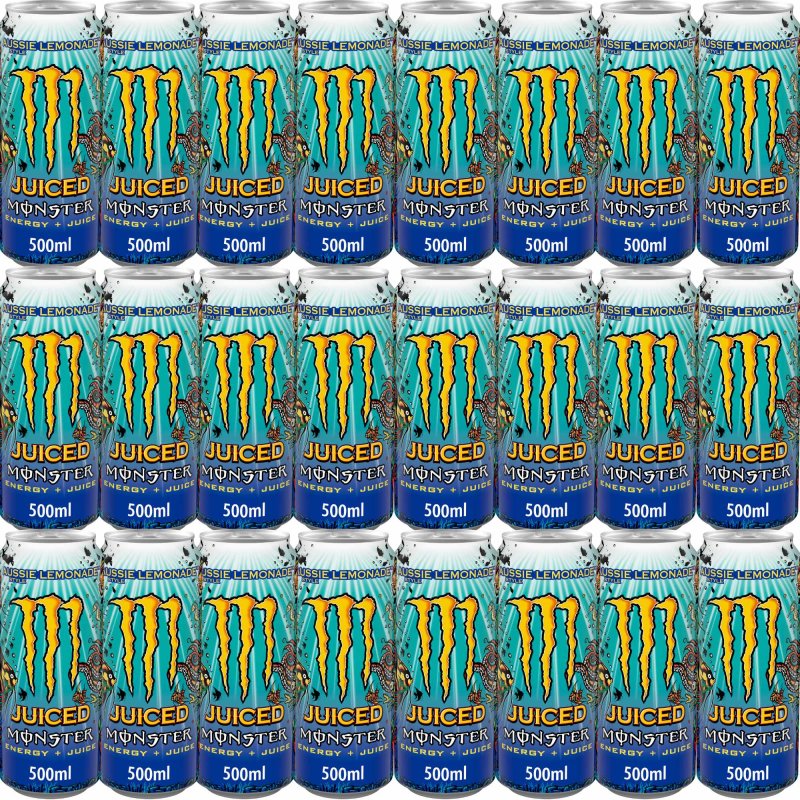MONSTER Energy Drink Juiced Aussie Style Lemonade 24x0,5l Dosen