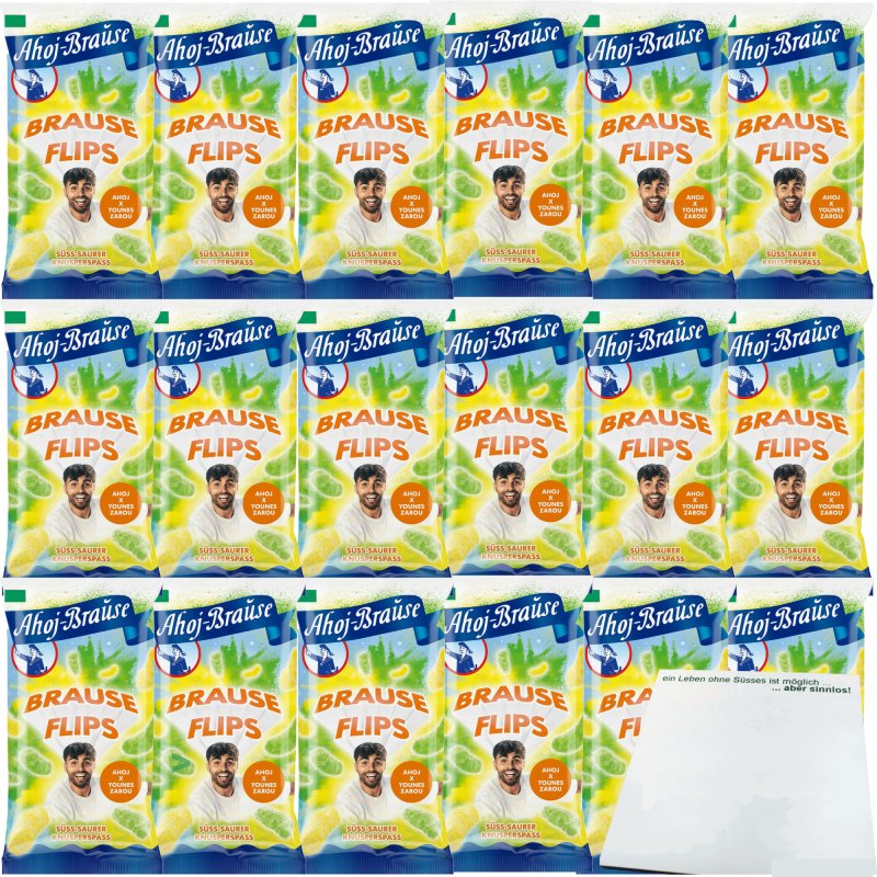 Ahoj-Brause Brause-Flips Younes Zarou Edition 18er Pack (18x65g Tüte)