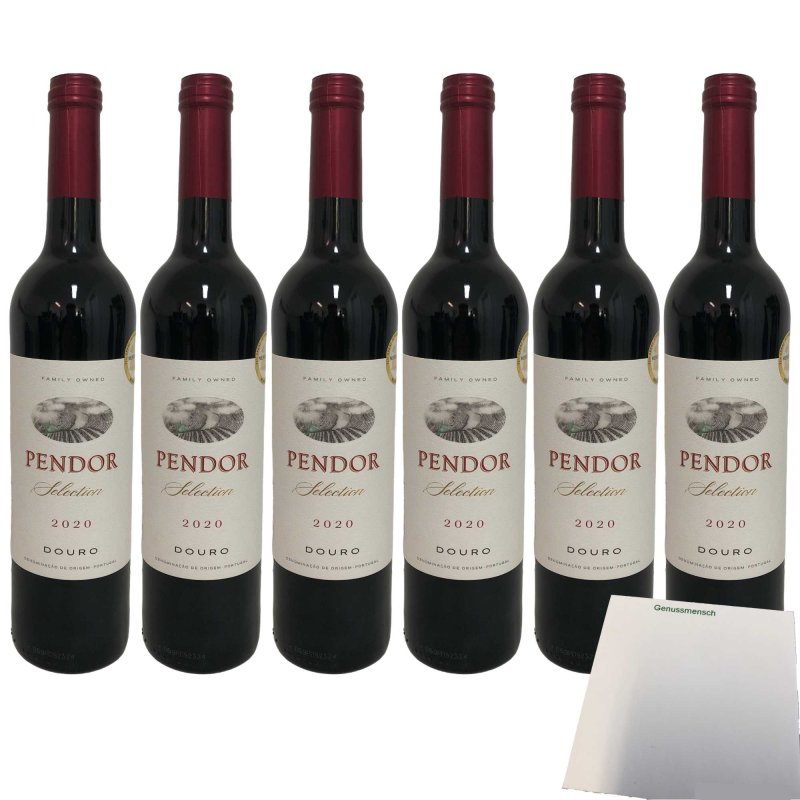 Pendor Selection Douro Vinho Tinto 6er Pack (6x0,75l Flasche Rotwein)