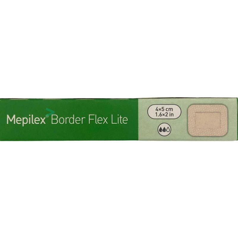 Mölnlycke Mepilex Border Flex Lite selbsthaftender Schaumverband 4x5