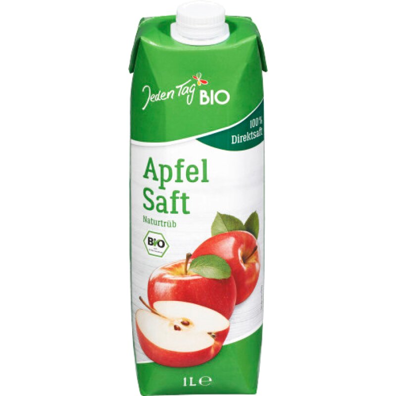 Jeden Tag Bio Apfelsaft naturtrüb (1l)