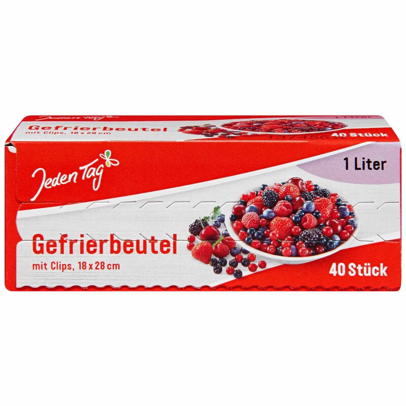 Jeden Tag Gefrierbeutel 1l (40Stk)