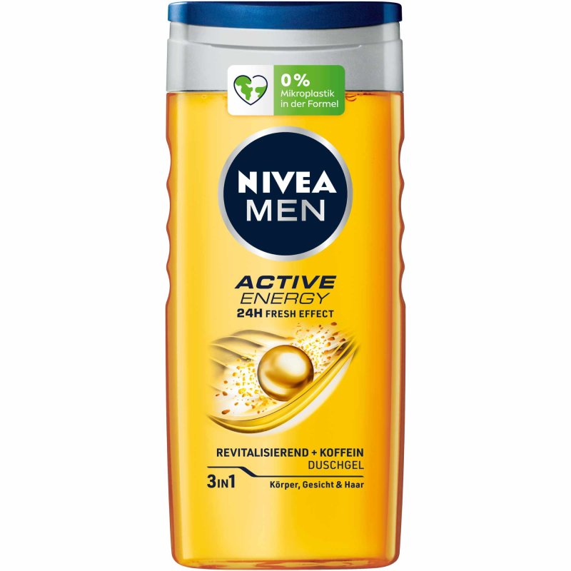NIVEA Men Pflegedusche Active Energy 24H fresh effect 3in1 (250 ml)
