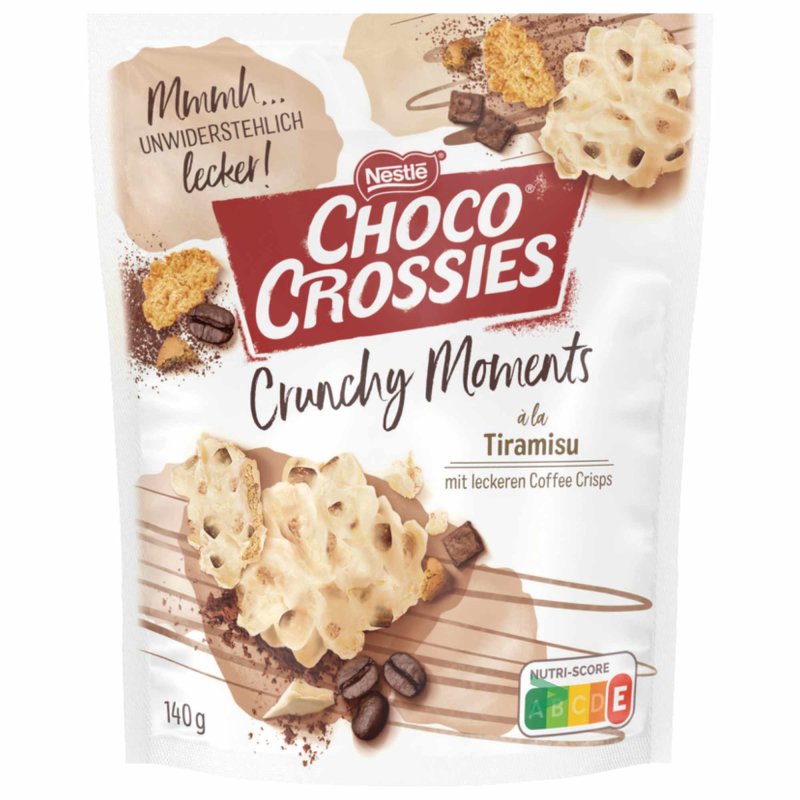 Nestle Choco Crossies Crunchy Moments Tiramisu (140g Packung)