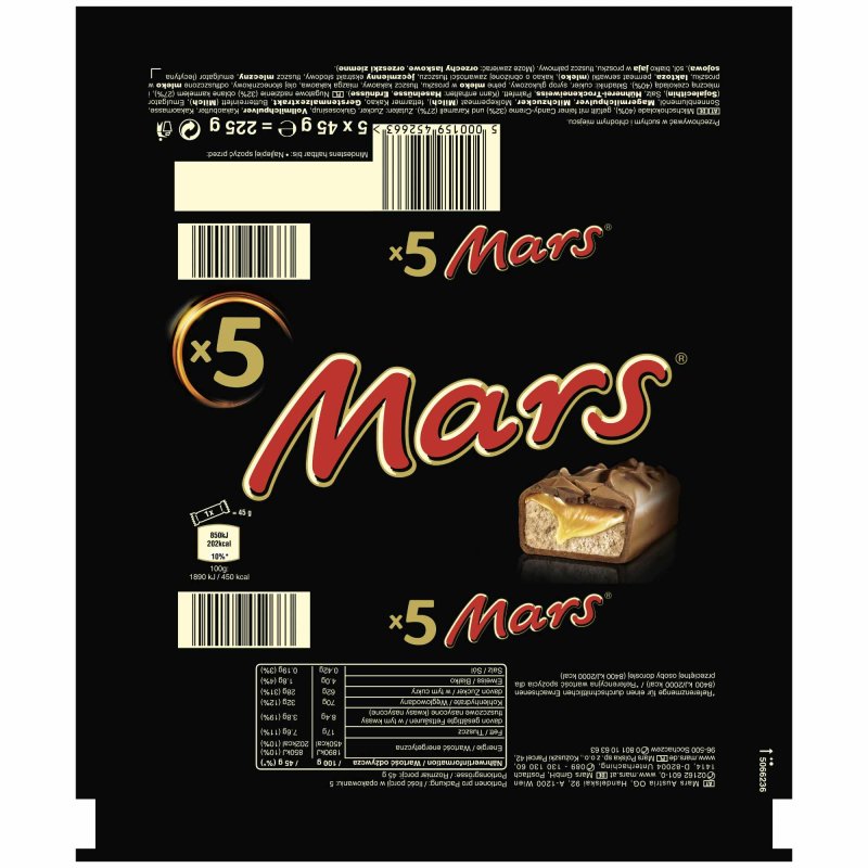 Mars Classic Riegel 5er (5 x 45 g)
