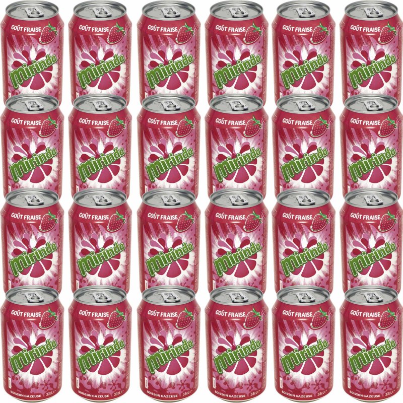 Mirinda Gout Fraise Erdbeer (24x0,33L Dosen)