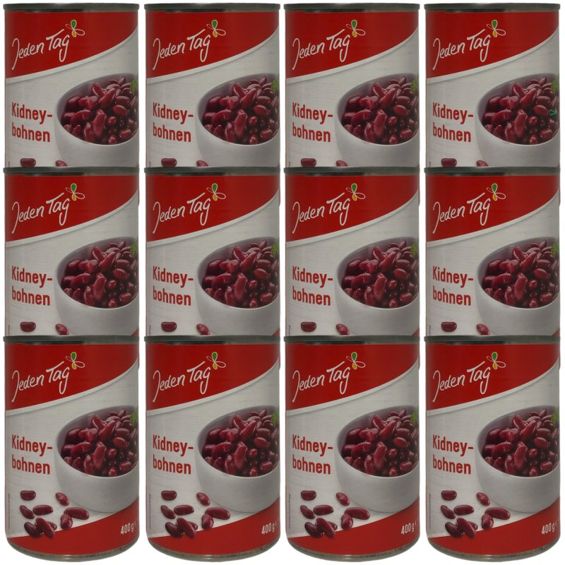 Jeden Tag Rote Kidneybohnen VPE (12x255g ATG Dose)