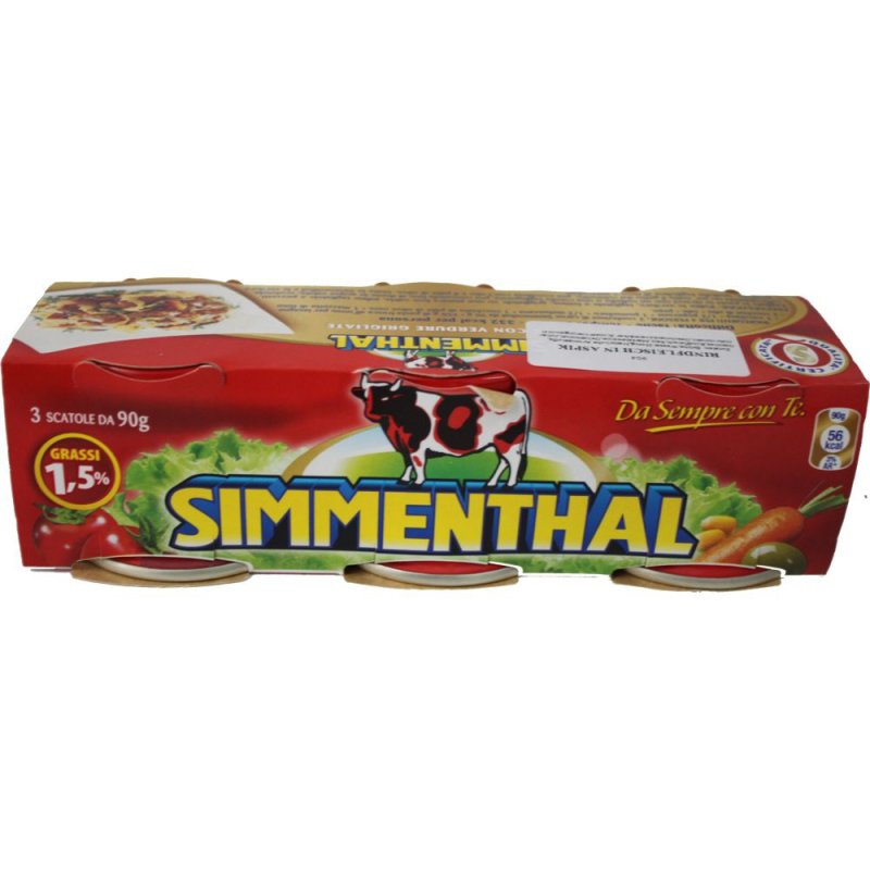 SIMMENTHAL Rindfleisch in Aspik (3x90g Dose)