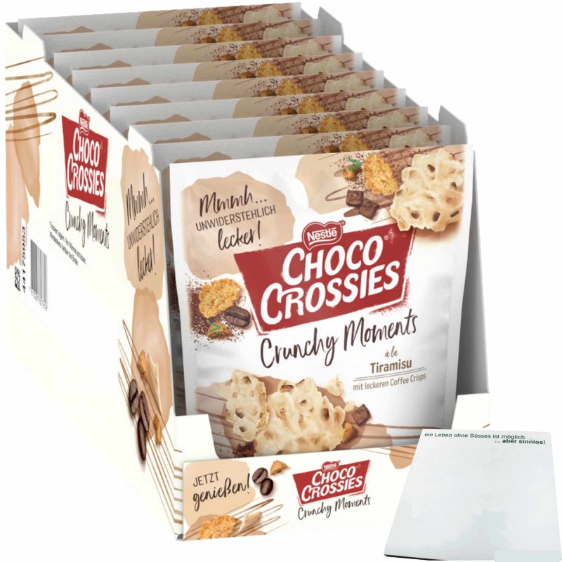 Nestle Choco Crossies Crunchy Moments Tiramisu (9x140 g) VPE