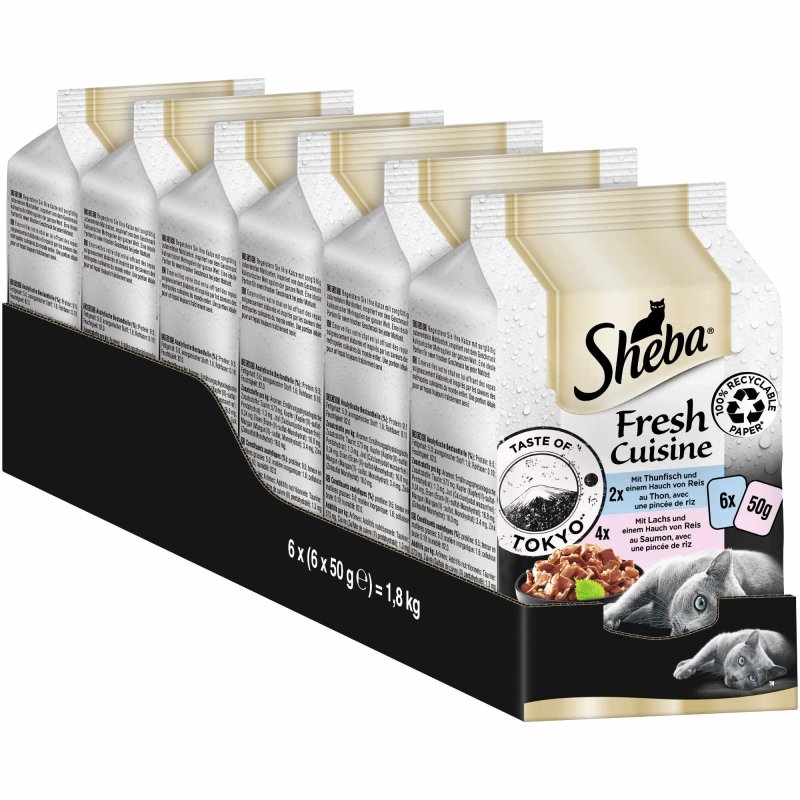 Sheba Fresh Cuisine Taste of Tokyo (MSC) (6x6 x 50 g) VPE