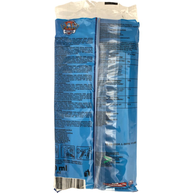 Paw Patrol ice Pops (10x50ml Wassereis)