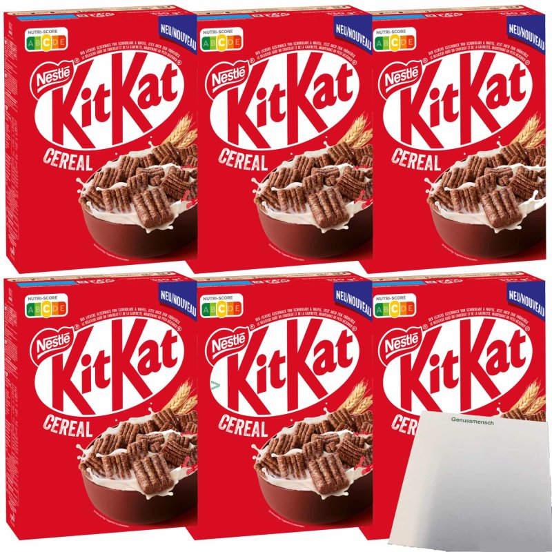 KITKAT Cereal Cerealien Frühstückcerealien aus Vollkornweizen mit der