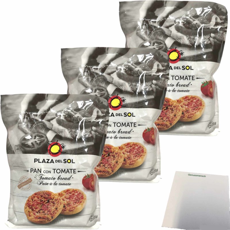 Plaza del Sol Brotchips Tomate geröstetes Brot mit Tomaten und Oregan