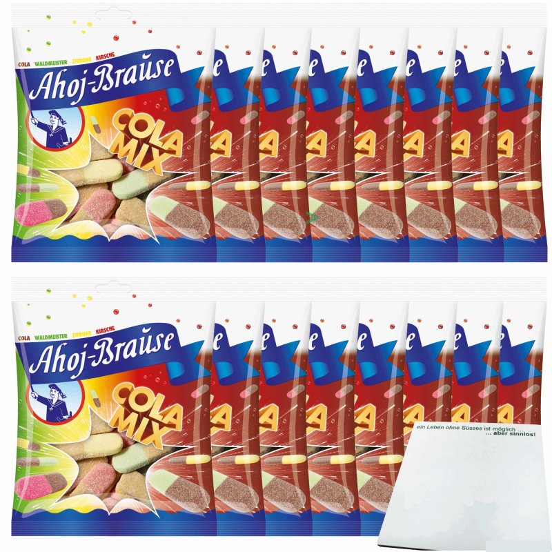 Ahoj Brause Cola Mix Kaubonbon ein buntes Naschvergnügen VPE (16x150g