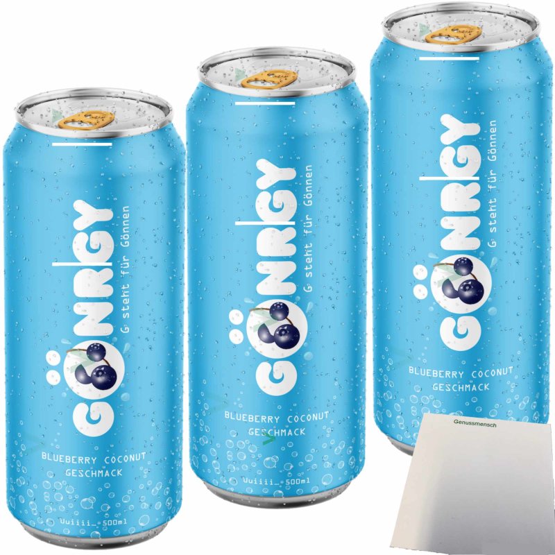 GÖNRGY Blueberry Coconut by Montanablack 3er Pack (3x0,5l Dose) incl.