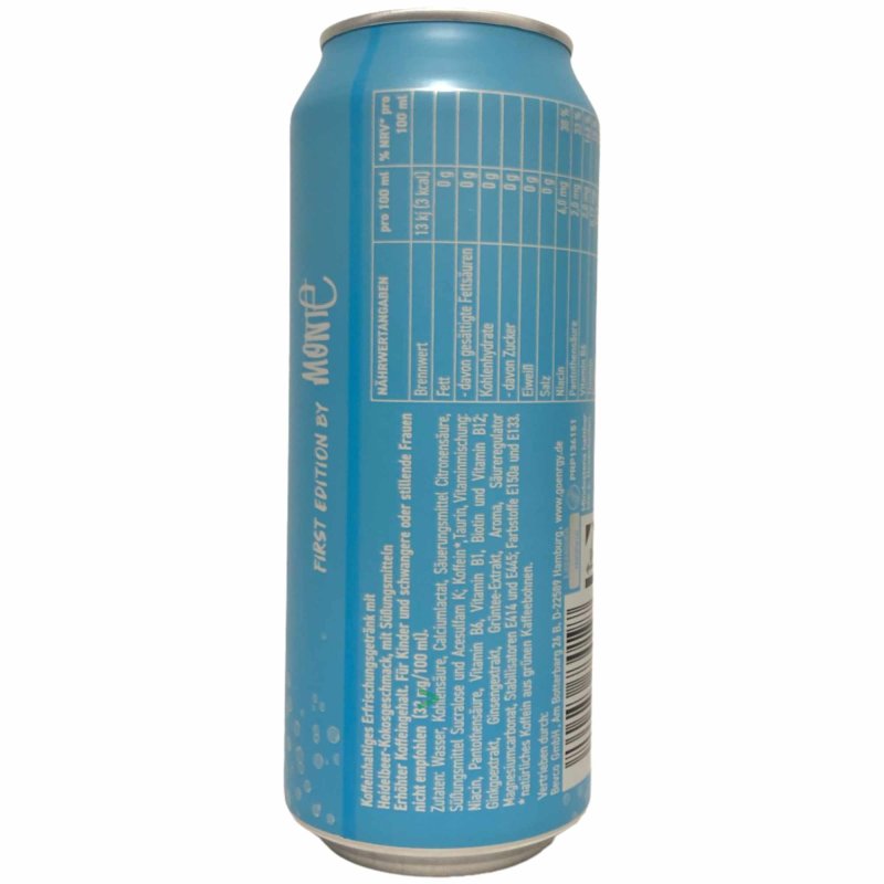 GÖNRGY Blueberry Coconut by Montanablack VPE (24x0,5l Dose) incl. DPG