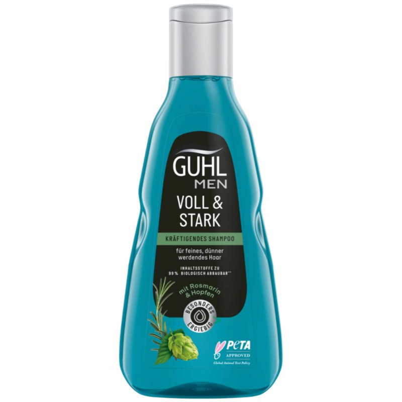 Guhl Men Shampoo Voll & Stark mit Rosmarin & Hopfen 250ml