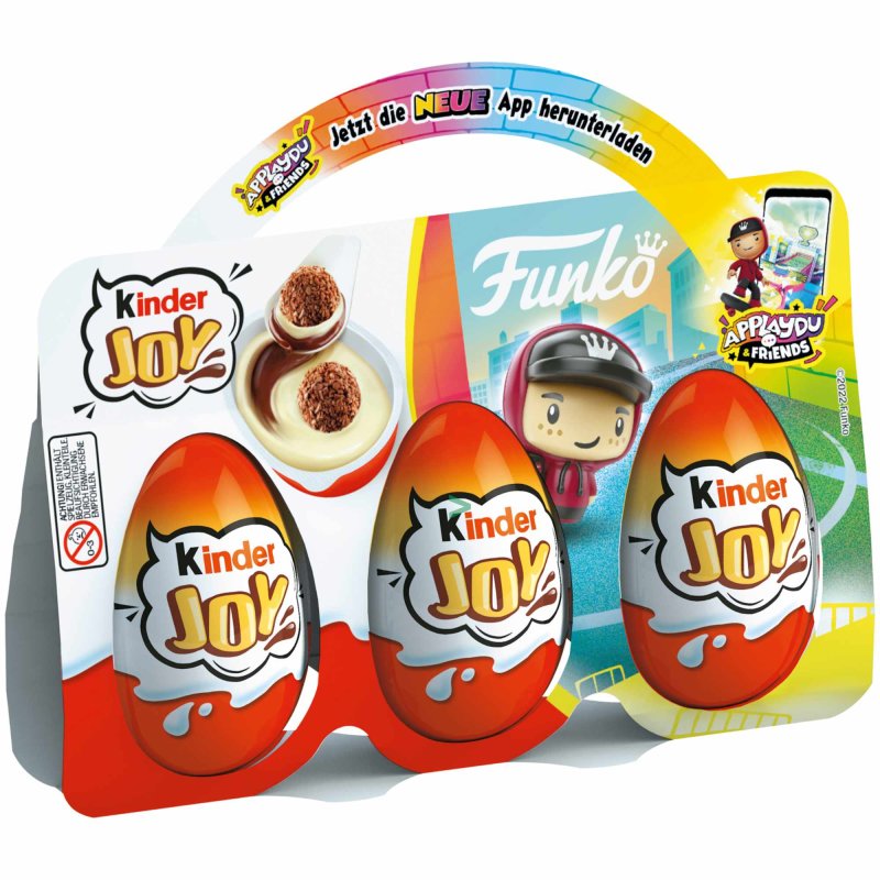 Kinder Joy Applaydu & Friends Funko Figuren 3er Set (3x20g Eier)