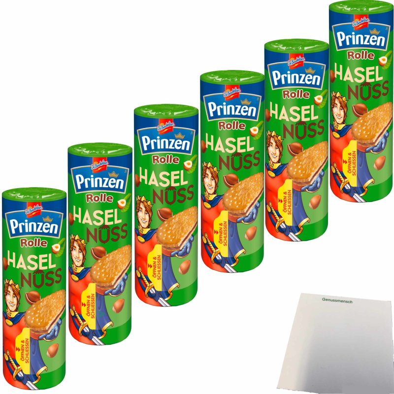 DeBeukelaer Prinzenrolle Haselnuss Doppelkeks 6er Pack (6x352g Packun