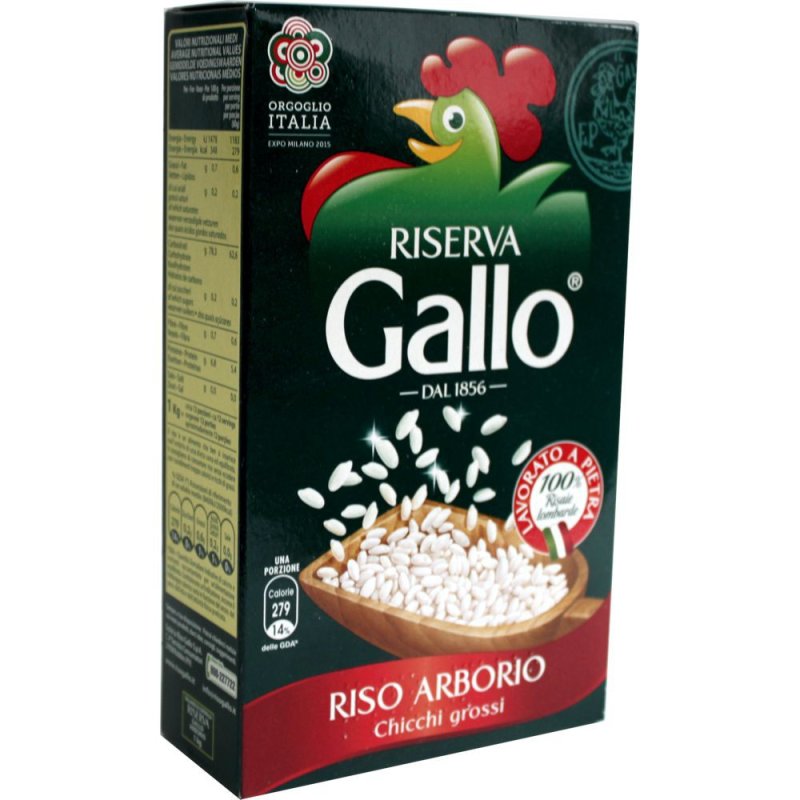 Gallo Riso Arborio Chicchi grossi (1kg Packung)