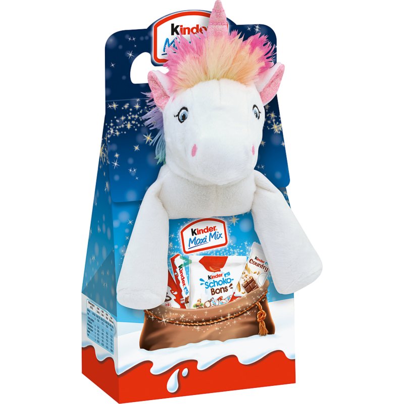 Ferrero kinder Maxi Mix Emma Einhorn (133g Packung)
