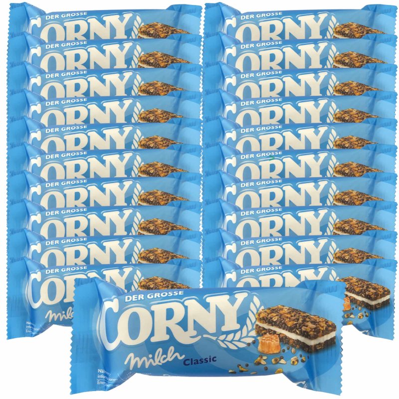 Corny Milch Classic Der Grosse Müsliriegel mit Milch-Creme 21x40g Rie