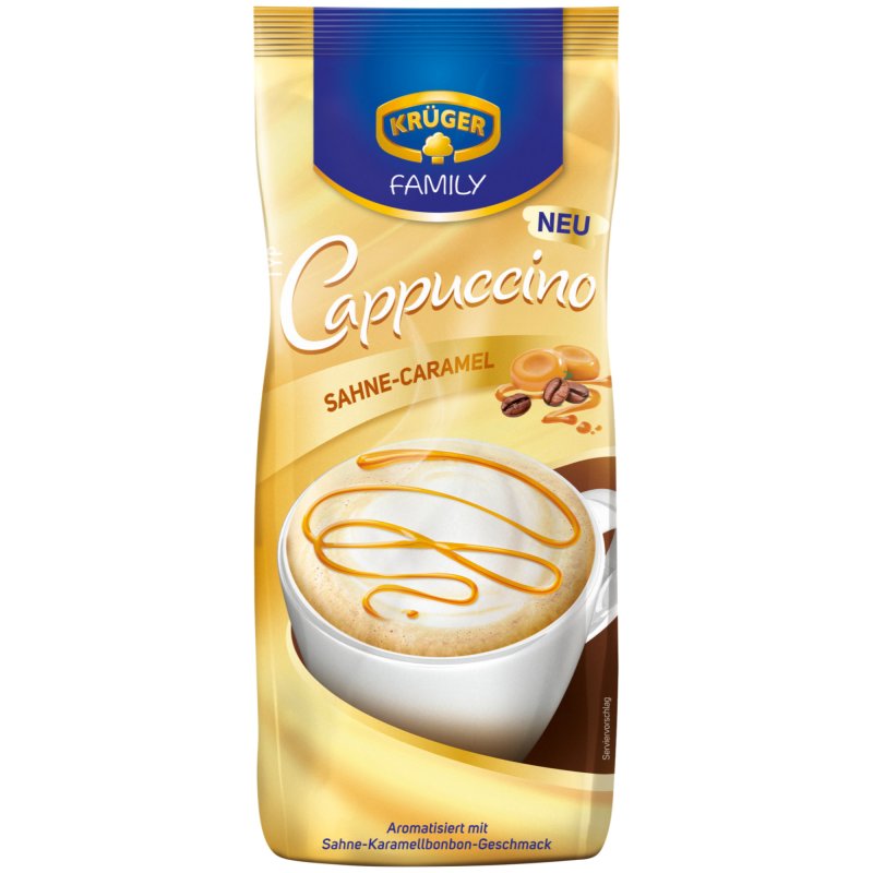 Krüger Family Cappuccino Sahne Caramel (500g Beutel)