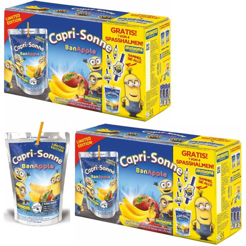 Capri Sonne Minions BanApple Banane Apfel (DOPPELPACK je 10x0,2l)