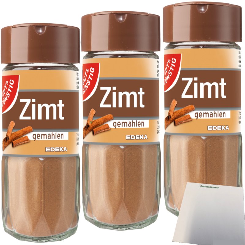 Gut&Günstig Zimt gemahlen aromatische Mischung aus süßer und leicht b