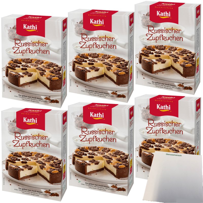 Kathi Backmischung für Russischer Zupfkuchen 6er Pack (6x610g Packung