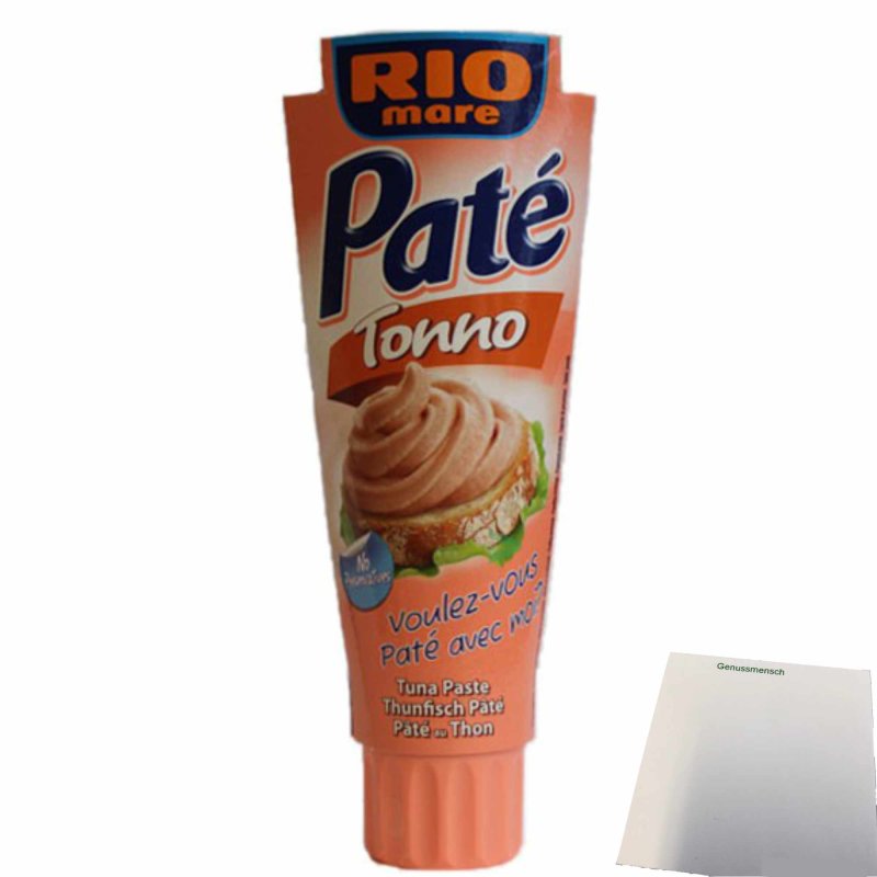 Rio mare Thunfisch Paté Tonno (100g Tube) + usy Block