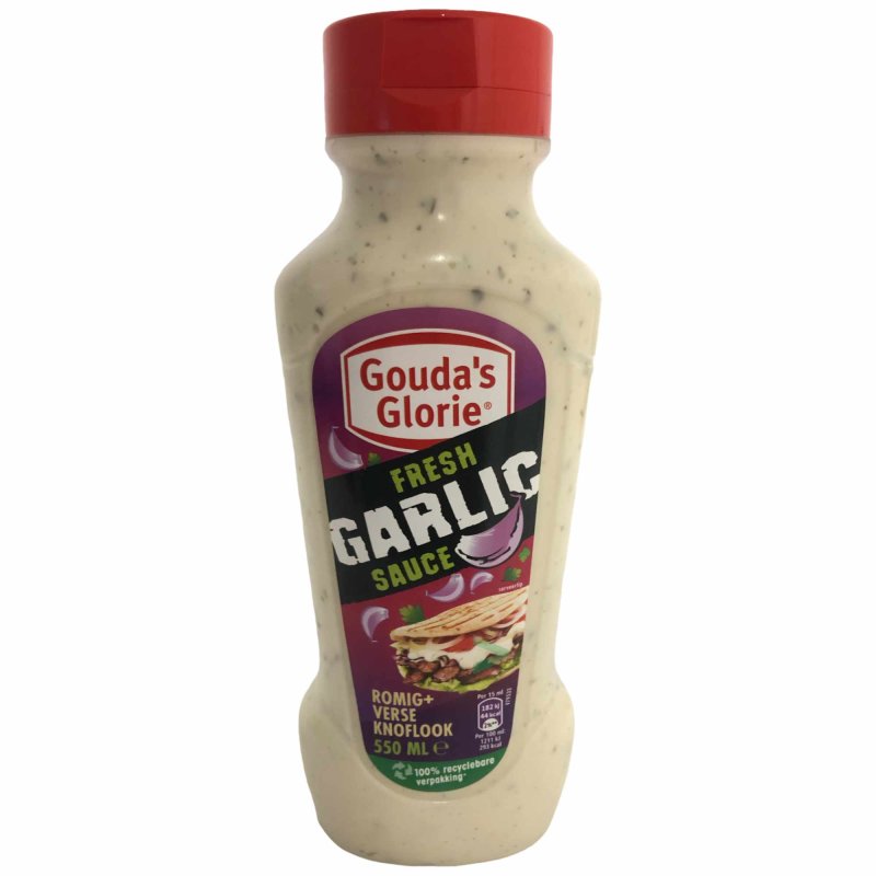 Gouda's Glorie fresh Garlic Knoblauchsauce (550ml Flasche)