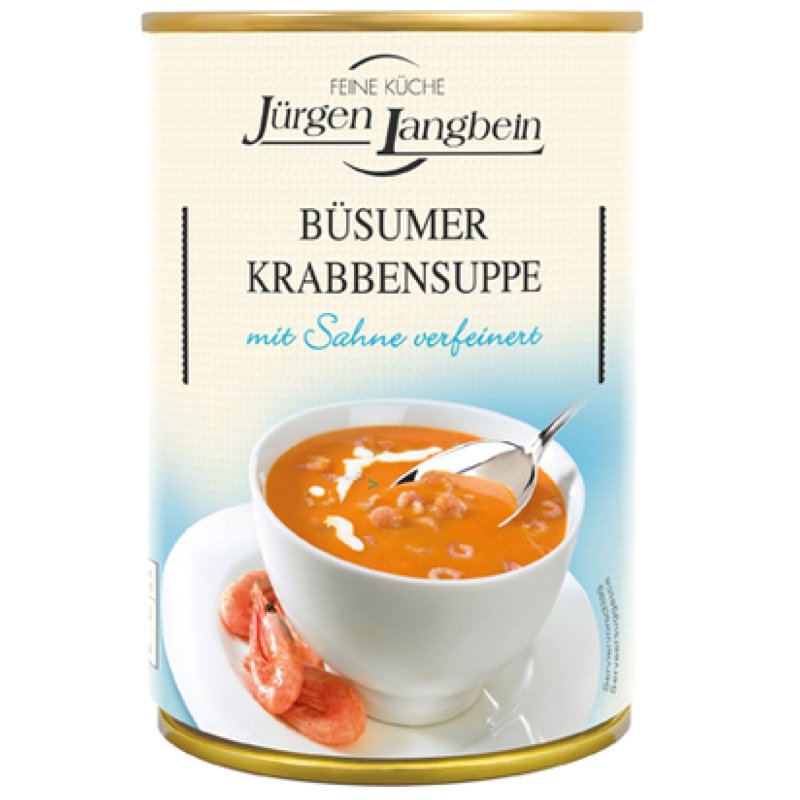 Jürgen Langbein Büsumer Krabbensuppe 1er Pack (1x400ml)