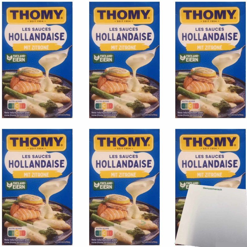 Thomy Les Sauce Hollandaise mit Zitrone 6er Pack (6x250ml Packung)