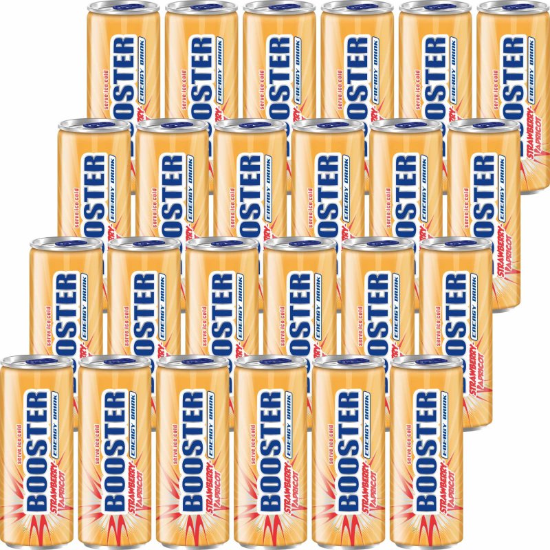 Booster Energy Strawberry-Apricot DPG (24x330ml Dose)