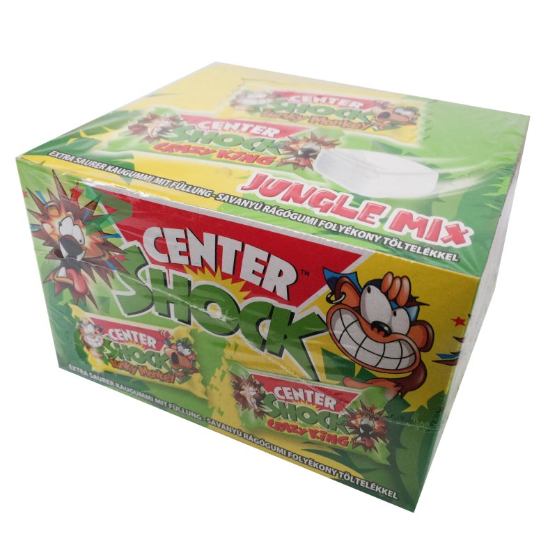 Center Shock Edition Jungle Mix extra saurer Kaugummi 100 Stück (400g