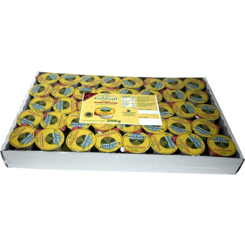 Grafschafter Zuckerrübensirup "Goldsaft", 80 Portionspackungen a 25g