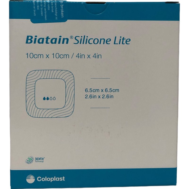 Coloplast Biatain Silicone Lite Schaumverband mit sanfter Silikonhaft