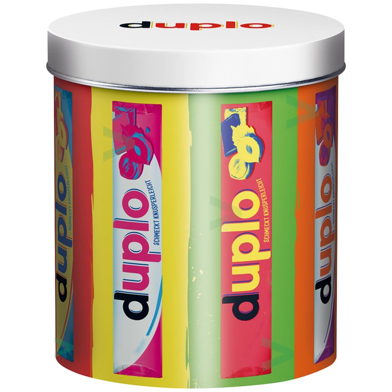 duplo Design Dose mit 24 Riegeln Motiv: 60s Duplo (436,8g Dose)
